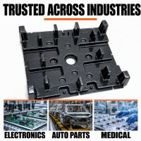 China Thick Vacuum Formed ABS Tray Custom Heavy Gauge Thermoforming Pallet for Automotive Parts Storage for sale