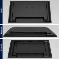 China BST Custom Vacuum Thermoforming TV Frame Cover Large Plastic TV Housing ABS+PC Television Shell Silk Screen Printing Cutting for sale