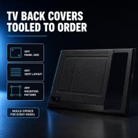 China Custom Thick Sheet Forming ABS PS TV Back Cover Monitor Back Shell Flame Retardant OEM ODM 5-Axis CNC Any Panel Size for sale