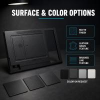 China Custom Thick Sheet Forming ABS PS TV Back Cover Monitor Back Shell Flame Retardant OEM ODM 5-Axis CNC Any Panel Size for sale