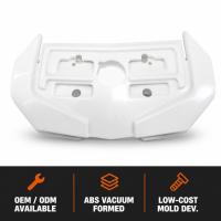 China Custom Thick 3mm Vacuum Formed Front Bumper Guard ABS Thermoformed Car Lower Protector Plate UV Resistant BST BST-C01 for sale