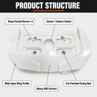 China Custom Thick 3mm Vacuum Formed Front Bumper Guard ABS Thermoformed Car Lower Protector Plate UV Resistant BST BST-C01 for sale