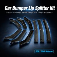 China Custom Thick Sheet Forming ABS Car Bumper Lip Splitter Kit Deep-Drawn High Gloss Matte Any Shape OEM ODM Factory for sale