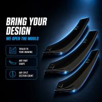 China Custom Thick Sheet Forming ABS Car Bumper Lip Splitter Kit Deep-Drawn High Gloss Matte Any Shape OEM ODM Factory for sale