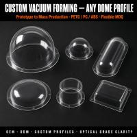 China Custom Transparent ABS Vacuum Formed Shell Clear Plastic Moulded Casing for Electronic & Display Products for sale