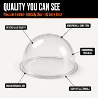 China Custom Transparent ABS Vacuum Formed Shell Clear Plastic Moulded Casing for Electronic & Display Products for sale