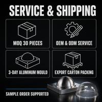 China Custom Vacuum Forming Acrylic PC ABS Plastic Dome Cover OEM ODM Factory Any Size Shape for Lamp Medical Appliance Housing for sale