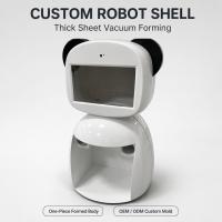 China Custom ABS Thick Sheet Vacuum Forming Robot Enclosure Housing Shell for Service Robot OEM ODM for sale