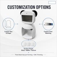China Custom ABS Thick Sheet Vacuum Forming Robot Enclosure Housing Shell for Service Robot OEM ODM for sale