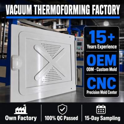 China Premium Custom PP ABS Thermoformed Housing with Cutting Service for Water Dispensers for sale