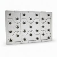 China Custom Vacuum Forming Heavy Duty Hydroponic Fodder Polystyrene Nursery Seeding Flat Trays 1020 Tray Black for sale