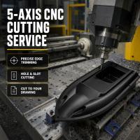 China Custom Thick-Sheet ABS Vacuum Forming RC Fishing Bait Boat Hull Shell Waterproof OEM ODM 5-Axis CNC Trimmed for sale