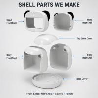 China Custom Vacuum Formed & Cut ABS Robot Shell Cover Housing for Catering & Navigation Robots OEM for sale