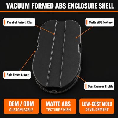 China Custom Vacuum Formed Plastic Shell Heavy Gauge Thermoformed ABS Enclosure for Industrial Equipment for sale