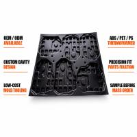 China OEM Thick Vacuum Formed Plastic Tray Heavy Gauge Thermoforming Blister Pallet with Cutting Service for Electronics for sale