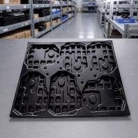 China OEM Thick Vacuum Formed Plastic Tray Heavy Gauge Thermoforming Blister Pallet with Cutting Service for Electronics for sale