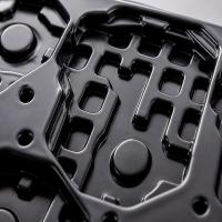 China OEM Thick Vacuum Formed Plastic Tray Heavy Gauge Thermoforming Blister Pallet with Cutting Service for Electronics for sale