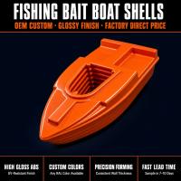 China Custom Vacuum Formed ABS Plastic Hull for Shallow Water Fishing Boats with Cutting Service Corrosion Proof for sale