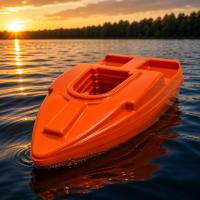 China Custom Vacuum Formed ABS Plastic Hull for Shallow Water Fishing Boats with Cutting Service Corrosion Proof for sale