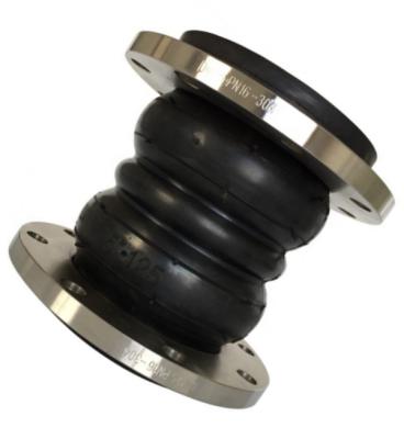 China DN125 Pn16 Ss304 EPDM Connector IIR Double Sphere Expansion Joint for sale
