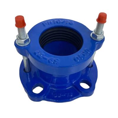 China DN50-DN4000 Hdpe To Steel Flange Adapter Ductile Iron Universal Coupling Fitting for sale
