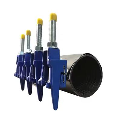 China 100mm-400mm SS Repair Clamp SS304 Full Circle Repair Clamp Ductile Iron for sale
