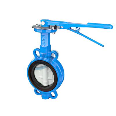 China DN50-DN300 6 Wafer Butterfly Valve PN10 PN16 Wafer Style Butterfly Valves for sale