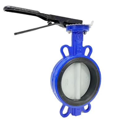 China PN10 PN16 2 Inch Butterfly Valve Handle Wafer Cast Iron Manual Butterfly Valve for sale