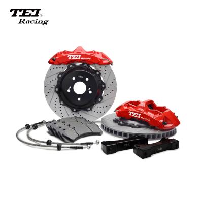 China S60 6 PISTON CALIPER FRONT HIGH PERFORMANCE BRAKE KIT WITH 355 378 405 MM DISIC FOR 18 INCH AND ABOVE for sale