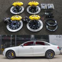 China BBK Audi Big Brake Kit For A4 B8 18 Inch Car Rim Front 6 And Rear 4 Piston Caliper To Keep The EBP Function for sale