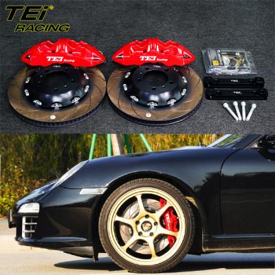 China Front Big Brake Kit 6 Piston Caliper With 378*32mm Rotor BBK Auto Brake System For Porsche 911 19 Inch Car Rim for sale