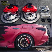 China Rear Big Brake Kit 4 Piston EPB Caliper With 355x28mm Rotor BBK Auto Brake System For Toyota Camry 19 Inch Car Rim for sale