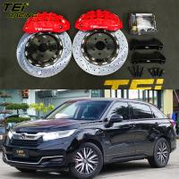 China Front Big Brake Kit 6 Piston Caliper With 380x28mm Rotor BBK Auto Brake System For Honda Avancier 19 Inch Car Rim for sale