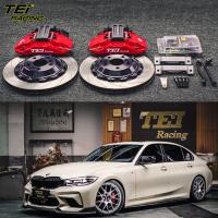 China Rear Big Brake Kit 4 Piston Caliper With 355x28mm Rotor BBK Auto Brake System For BMW 3 Series G28 19 Inch Car Rim for sale