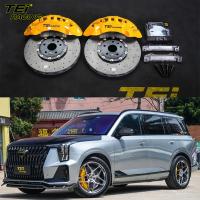 China Front Big Brake Kit 10 Piston Caliper With 400x36mm Rotor BBK Auto Brake System For Trumpchi GS8 21 Inch Car Rim for sale