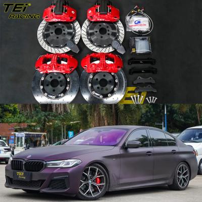 China Front 6 piston and rear 4 piston caliper BBK auto brake system For BMW 540i 19 inch rim for sale