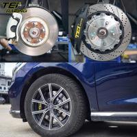 China Front Big Brake Kit 4 Piston Caliper with 330x28mm rotor BBK auto brake system For BYD SONG MAX 17 inch car rim for sale
