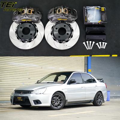 China Front Big Brake Kit 4 Piston Caliper with 286x24mm rotor BBK auto brake system For Mitsubishi Lancer 16 Inch car rim for sale