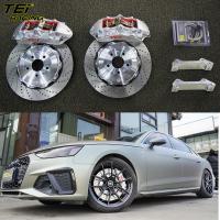 China Front Big Brake Kit 6 Piston Caliper with 378x32mm rotor BBK auto brake system For Audi A4b9​ 19 Inch car rim for sale