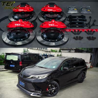 China Front 6 Piston And Rear 4 Piston Caliper BBK Auto Brake System For Toyota Sienna 20 Inch Rim for sale