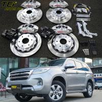 China Front 6 Piston And Rear 4 Piston Caliper With E-brake Caliper BBK Auto Brake System For HAVAL H9 18 Inch Rim for sale