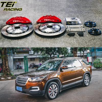 China Front Big Brake Kit 4 Piston Caliper With 378x32mm Rotor BBK Auto Brake System For Changan CS95 19 Inch Car Rim for sale
