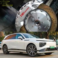 China Front Big Brake Kit 10 Piston Caliper With 410x36mm Rotor BBK Auto Brake System For XPeng G9 21 Inch Car Rim for sale