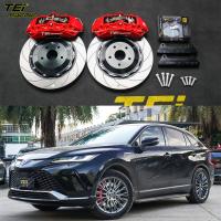 China Front Big Brake Kit 6 Piston Caliper With 378x32mm Rotor BBK Auto Brake System For Toyota Venza 20 Inch Car Rim for sale