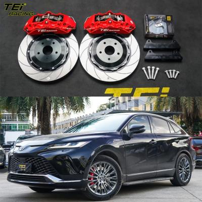 China Front Big Brake Kit 6 Piston Caliper With 378x32mm Rotor BBK Auto Brake System For Toyota Venza 20 Inch Car Rim for sale