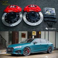 China Front Big Brake Kit 6 Piston Caliper With 355x32mm Rotor BBK Auto Brake System For AUDI A4 18 Inch Car Rim for sale