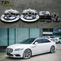 China Front Big Brake Kit 6 Piston Caliper With 378*32 Mm Rotor BBK Auto Brake System For Lincoln Continental 19 Inch Car Rim for sale