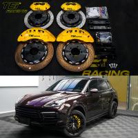 China BBK Front 10pot Caliper 420*36mm Rotor And Rear 4pot Caliper 380mm Rotor BBK Auto Brake System For Porsche Cayenne 22rim for sale