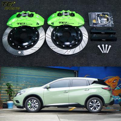 China Front Big Brake Kit 6 Piston Caliper With 355x32mm Rotor BBK Auto Brake System For Nissan Murano 18 Inch Car Rim for sale