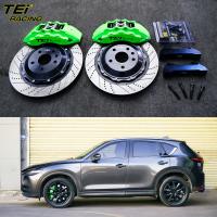 China Front Big Brake Kit 6 Piston Caliper With 378*32 Mm Rotor BBK Auto Brake System For Mazda CX5 19 Inch Car Rim for sale